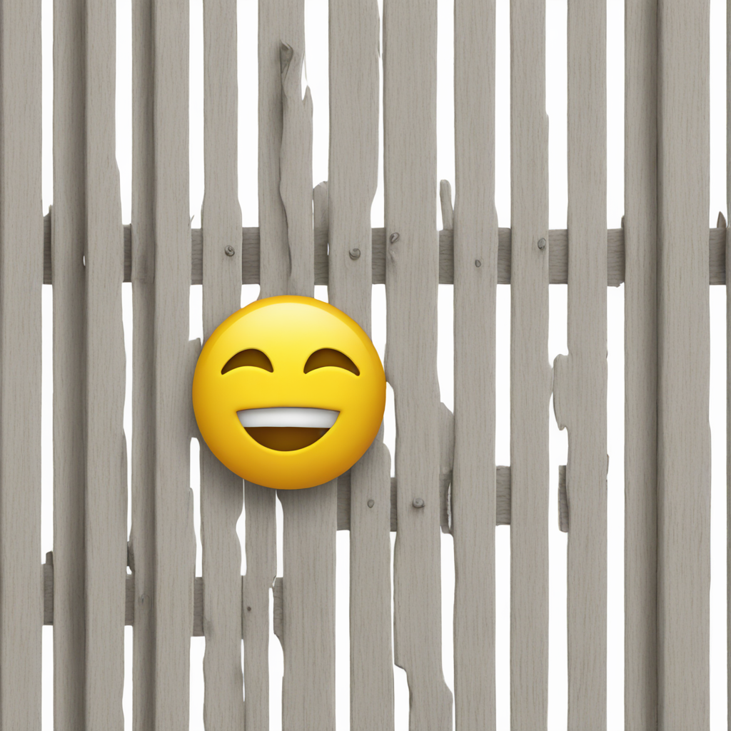 obscene inscriptions on the fence | AI Emoji Generator